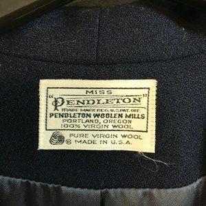 Miss Pendleton | Jackets & Coats | Vintage Miss Pendleton 0 Virgin Wool ...